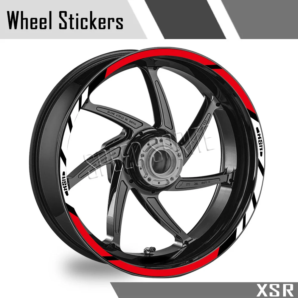 For YAMAHA XSR 900 XSR700 xsr155 xsr 125 Reflective Wheel Sticker Hub ...
