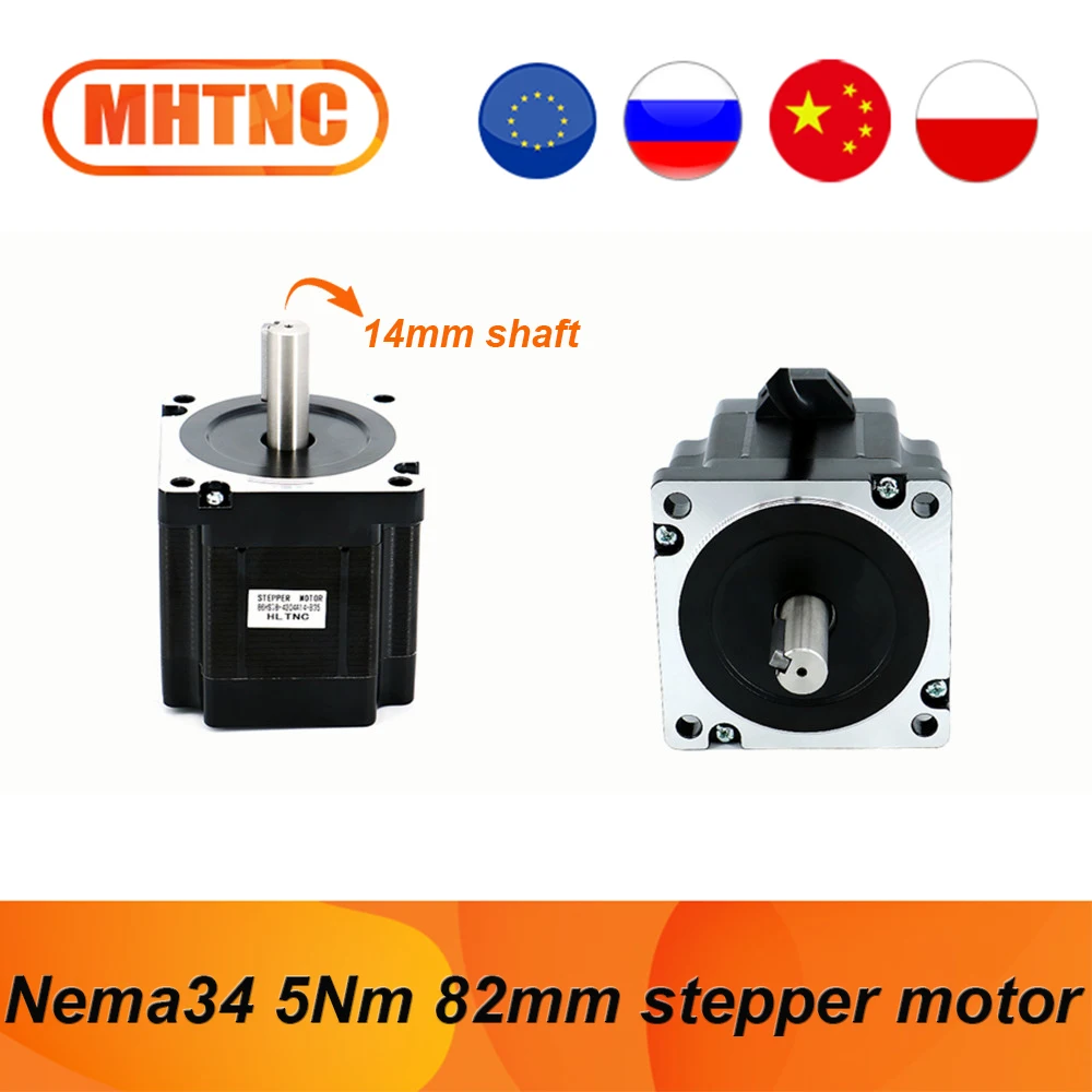 Nema34-open-loop-stepper-motor-86HS82-4504A14-motor-length-82mm-torque ...