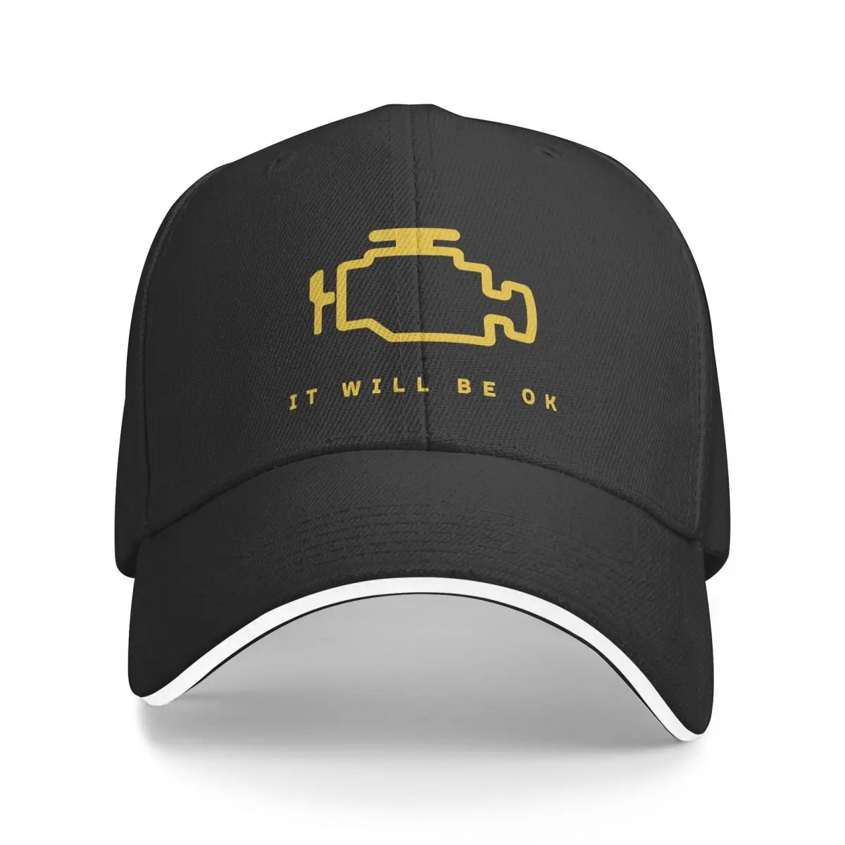Mechanic-Auto-Repair-Check-Engine-Light-Baseball-Caps-Fashion-Sandwich ...