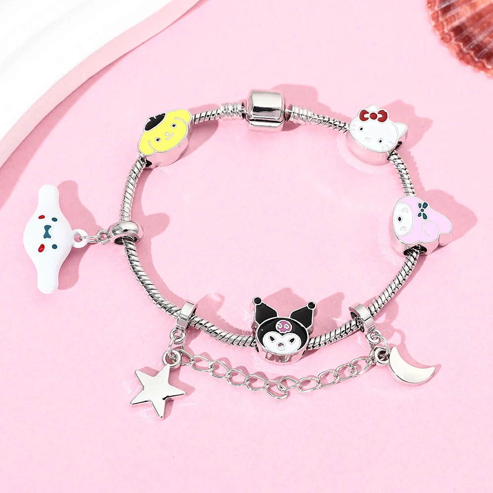 Kawaii-Japanese-Anime-Sanrio-Charm-Bracelet-With-Hello-Kitty-Kuromi ...