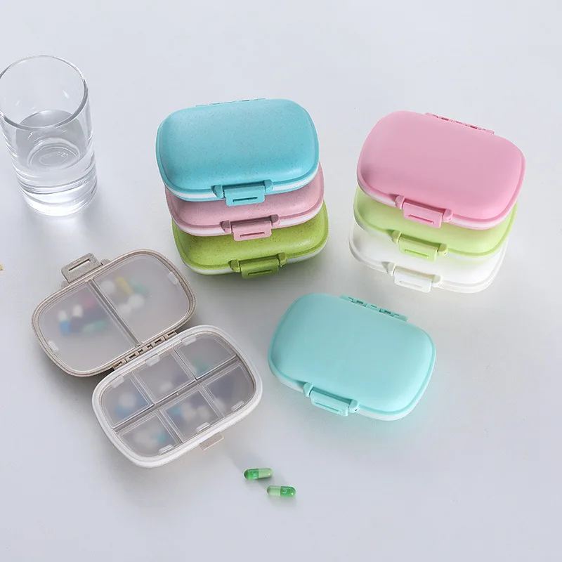 8-Grids-Organizer-Container-For-Tablets-Travel-Pill-box-With-Seal-ring ...