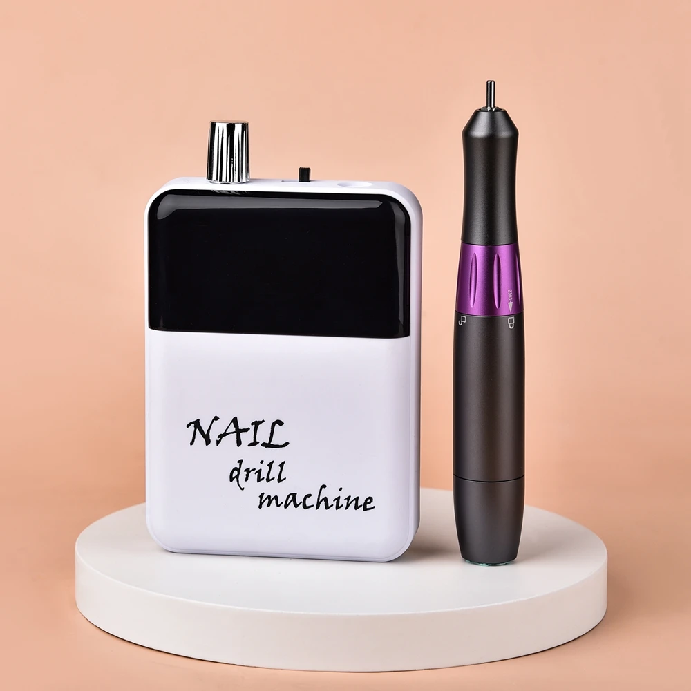 30000RPM Nail Drill Machine With HD LCD Display Rechargeable Nail ...