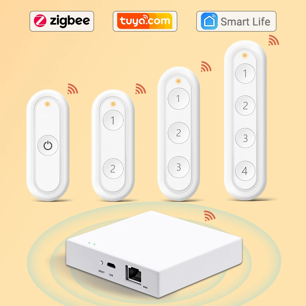 Wireless Scene Switch Smart Life | Zigbee Control Wireless Smart - 3.0 Wireless - Aliexpress