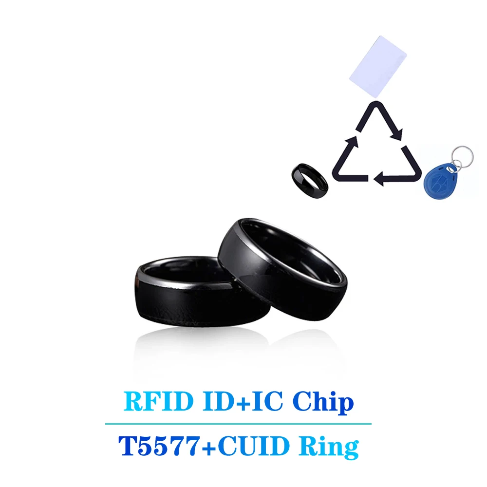 New-RFID-Smart-Chip-Ring-IC-ID-Rewritable-Key-125Khz-T5577-Clone-Badge ...