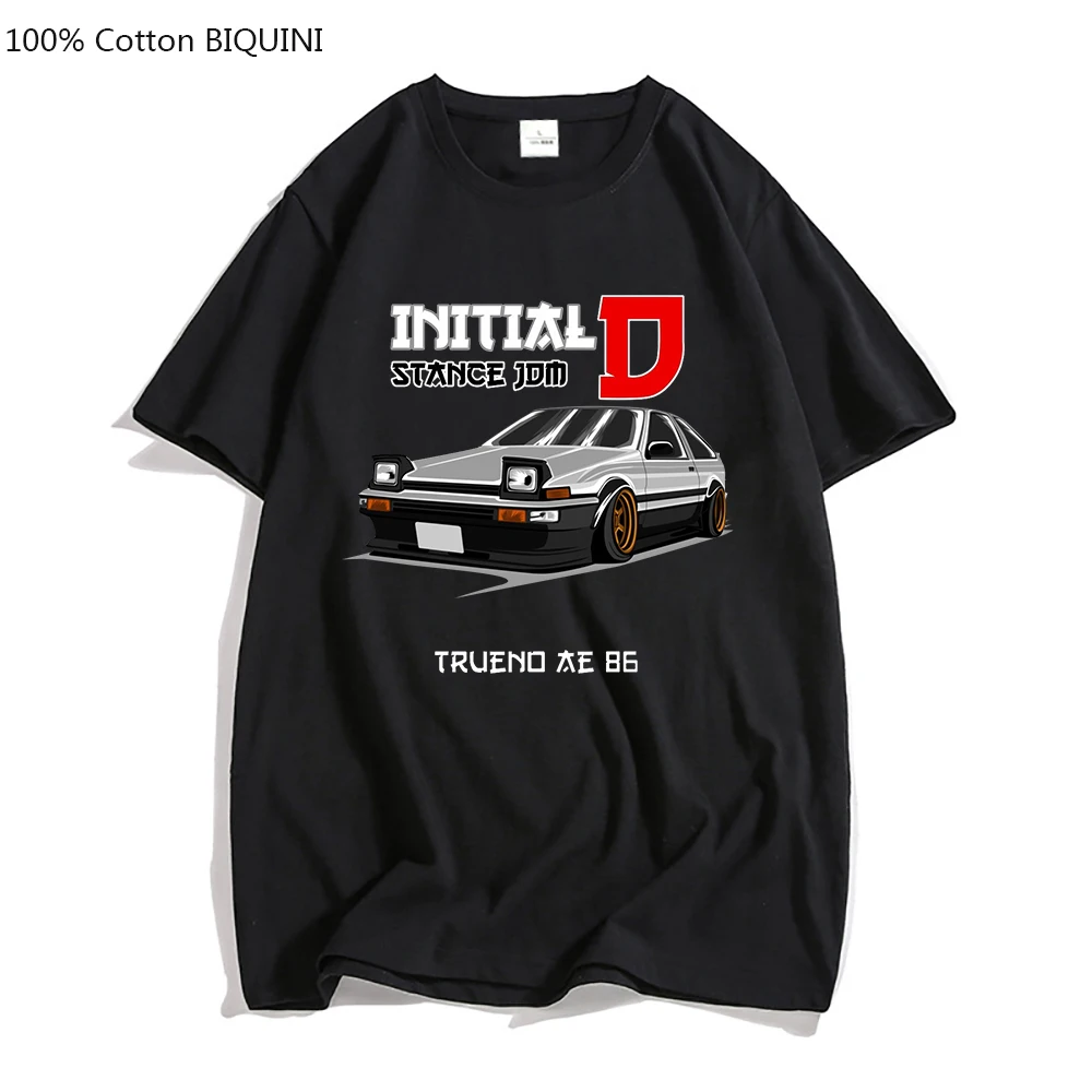 Initial-D-Tshirt-Trueno-AE86-Drift-Car-T-shirt-Summer-Fashion-Mens ...