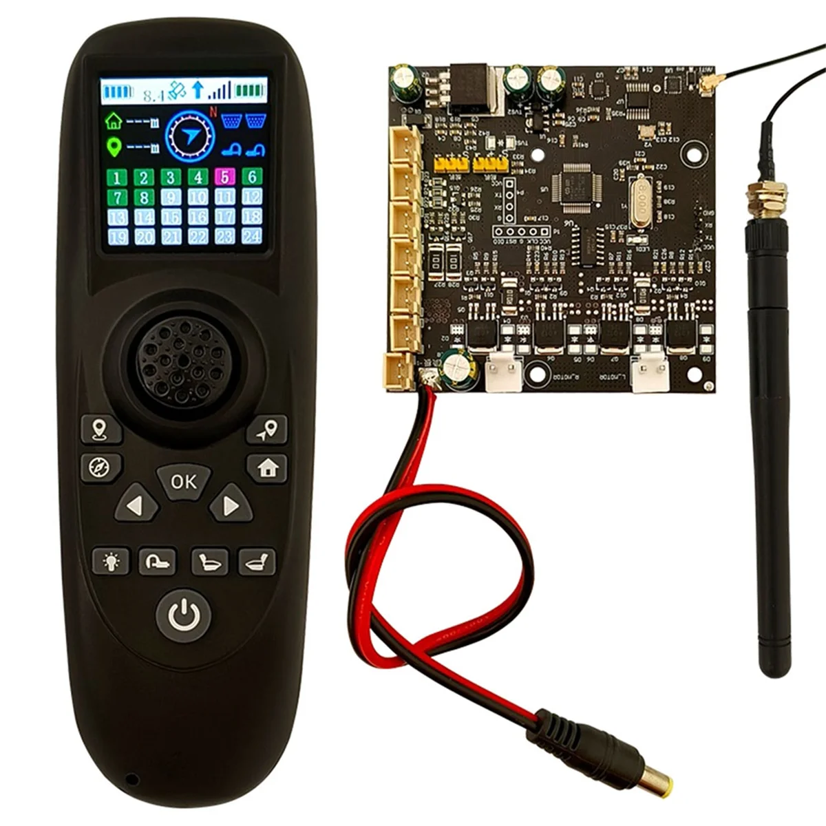 ABLD TXG4 1.54Inch Colored Screen Display Single-Hand Remote Controller ...