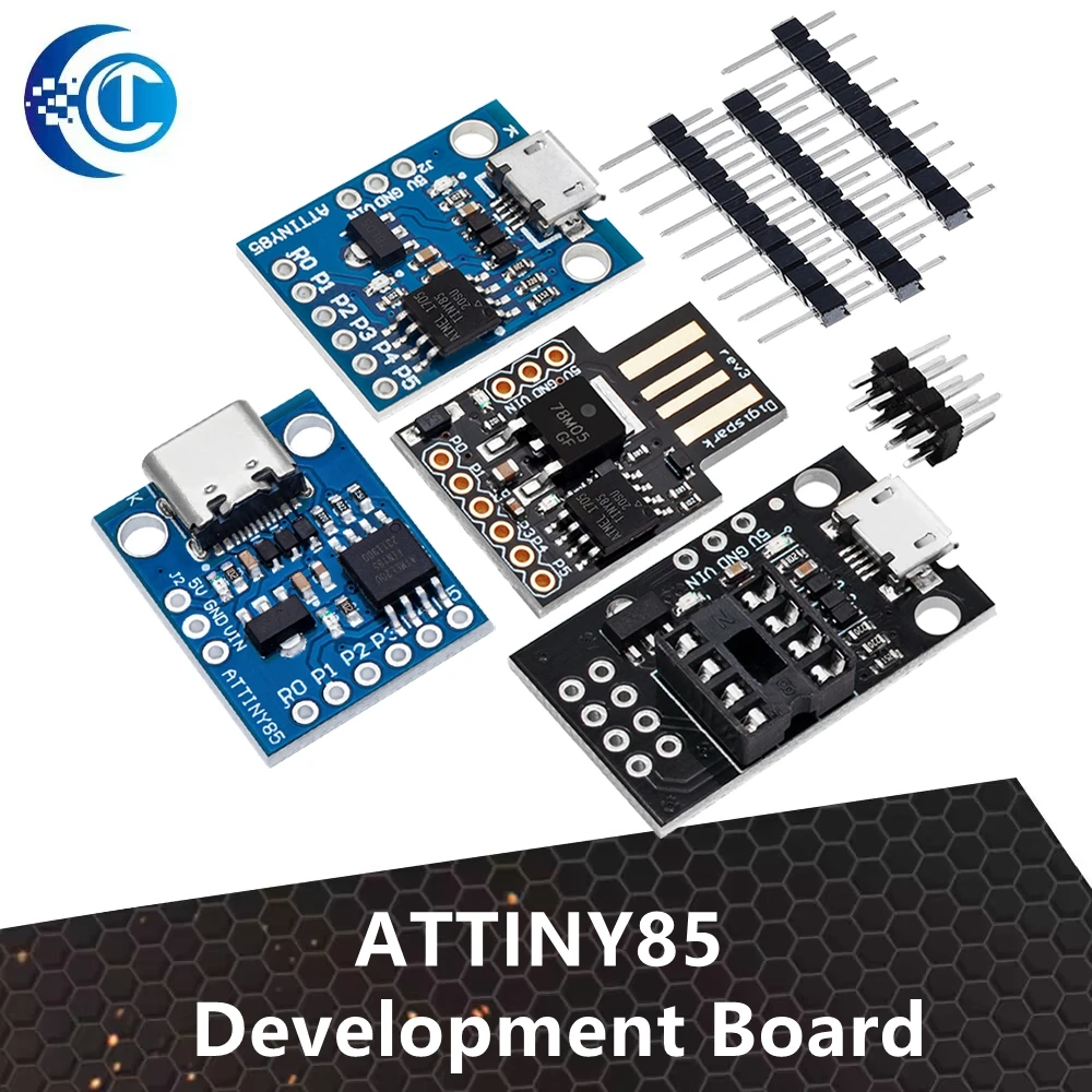 Official-Blue-Black-TINY85-Digispark-Kickstarter-Micro-Development ...