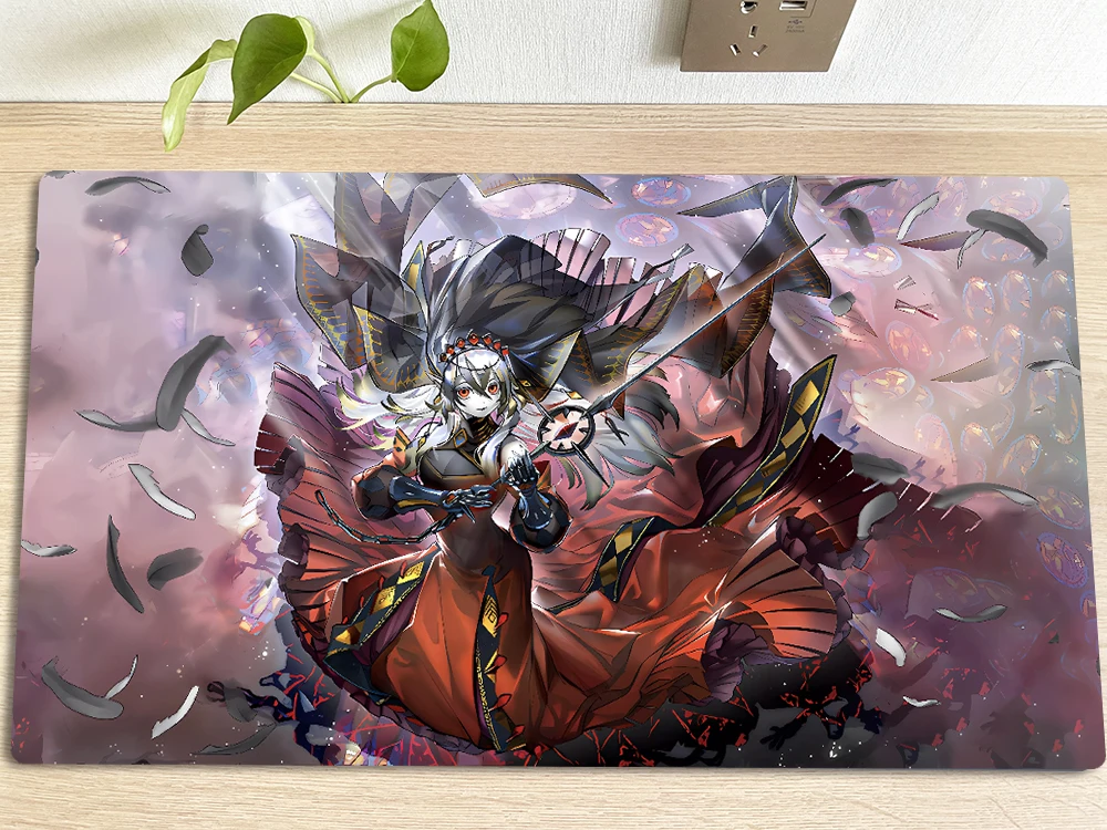 New-YuGiOh-Playmat-Red-Cartesia-The-Virtuous-TCG-CCG-Board-Game-Trading ...