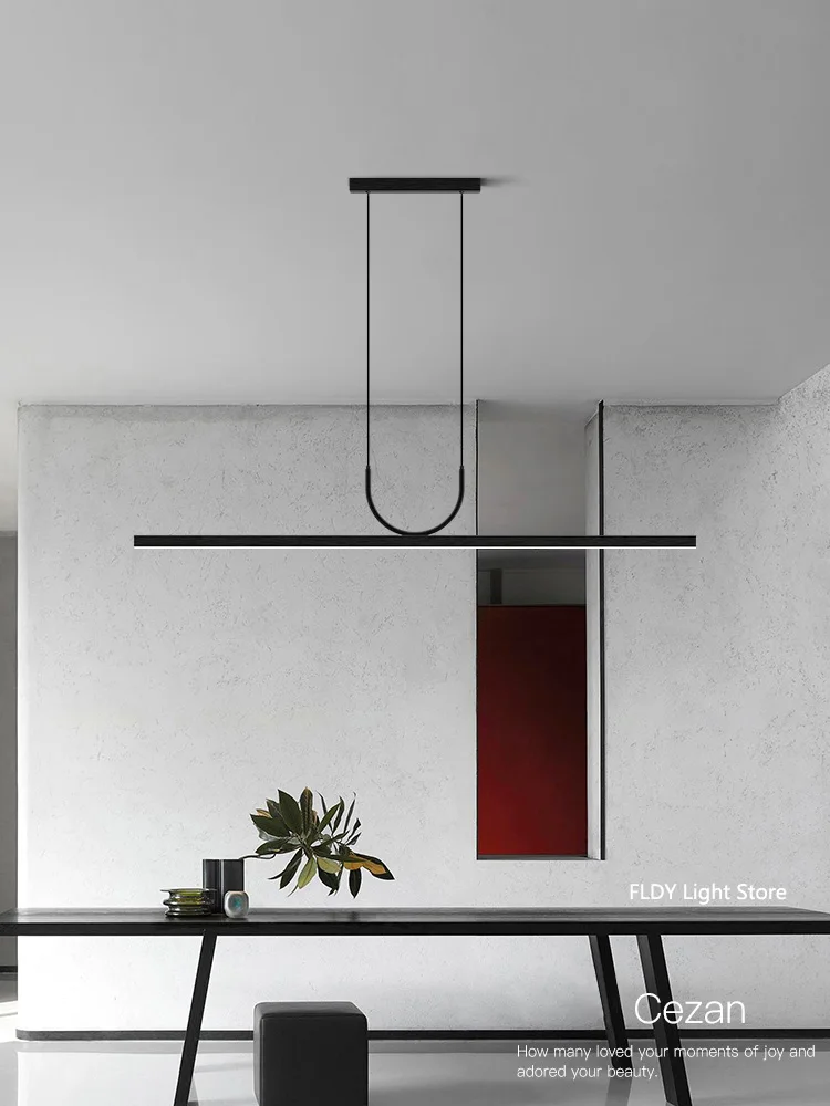 Restaurant chandelier designer new modern simple dining table lamp ...