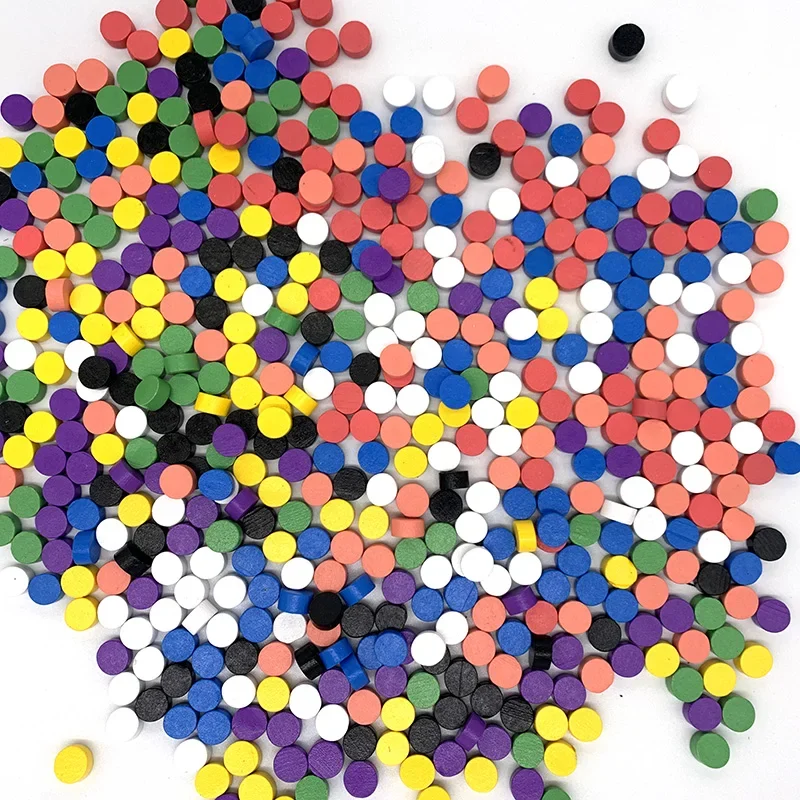 100Pcs-8-Colors-Wooden-Game-Pieces-Colorful-Chess-Pieces-Games ...