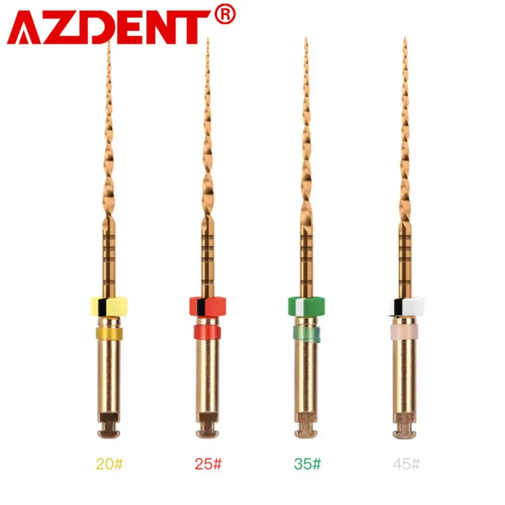 AZDENT 4Pcs/Box Dental Reciprocating Endodontic Root Canal Niti File ...
