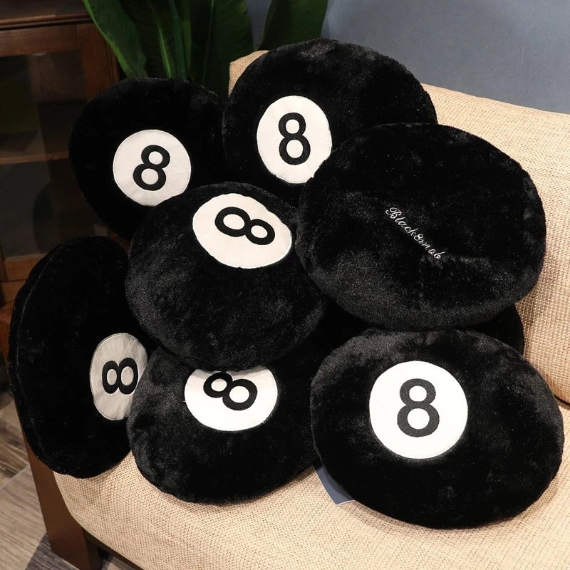 Creative-Simulation-Billiards-8-Ball-Plush-Pillow-Stuffed-Soft-Toy ...
