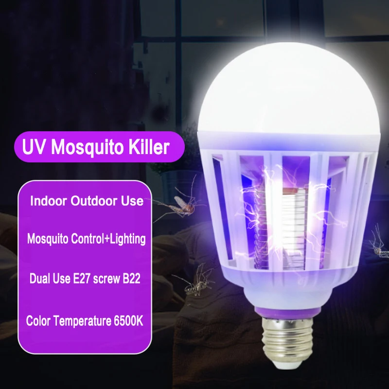 L-mpada-LED-Mosquito-Killer-E27-Luz-Ultravioleta-Bulbo-Repelente-de ...