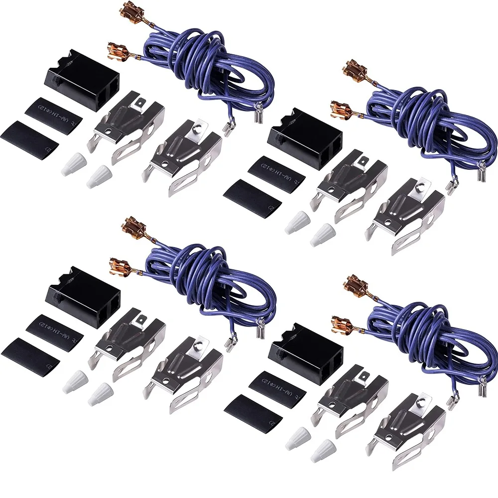 4Pack WB17T10006 Range Surface Burner Terminal Block Kit for GE Kenmore ...