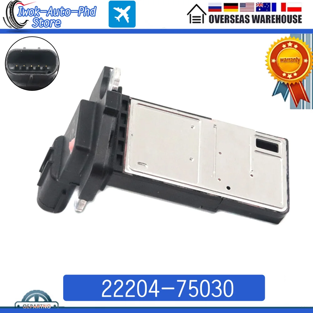 22204-75030-MAF-MASS-AIR-FLOW-METER-SENSOR-22680-AA360-for-Toyota ...