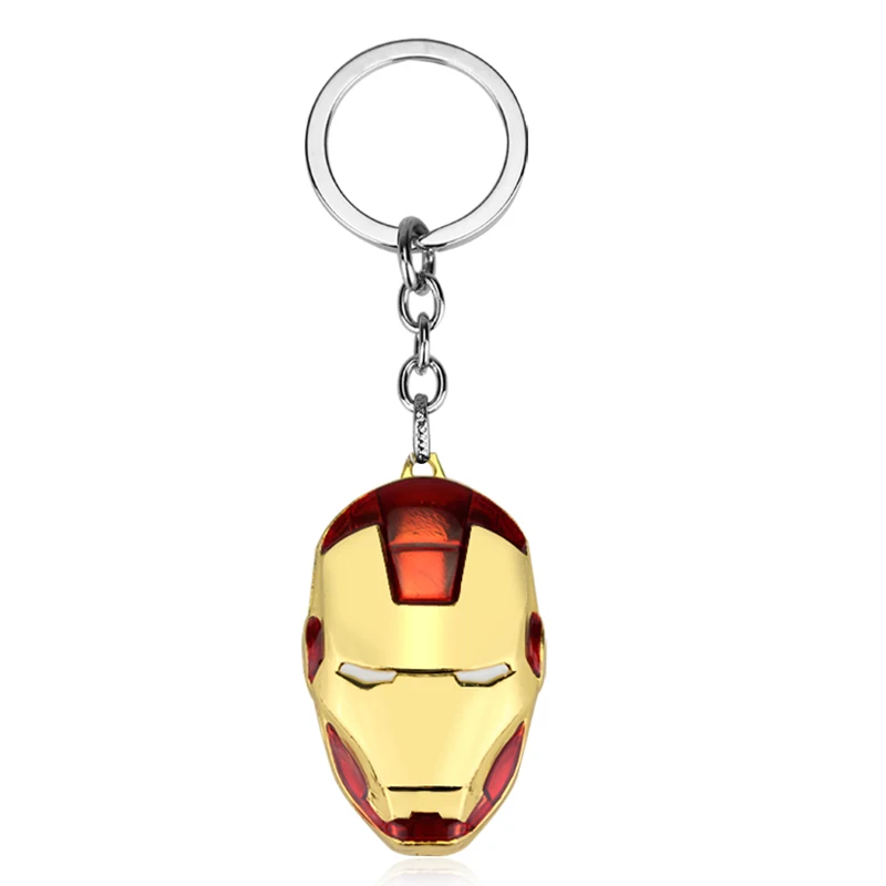 Iron-Man-Keychain-Metal-Key-Chain-Superhero-Avengers-Key-Holder-Gift ...