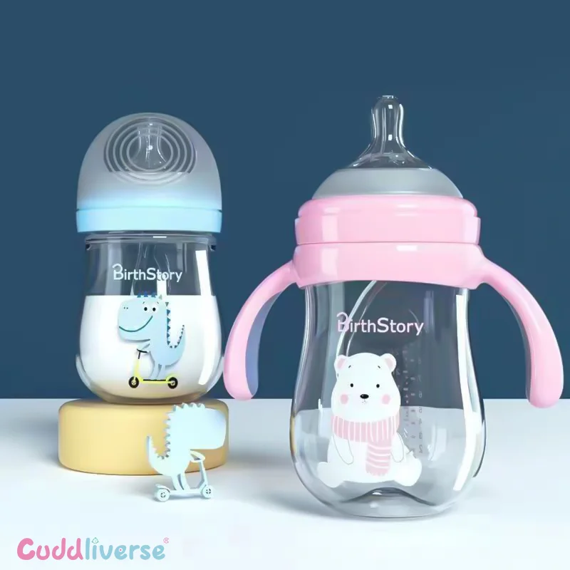 Wide-bore-Baby-Bottle-Silicone-Espessado-Anti-asfixia-e-Anti-c-lica-de ...
