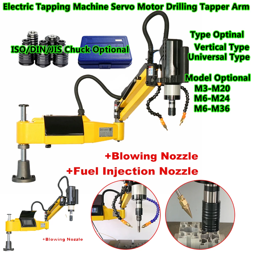 CNC-Tapping-Arm-Electric-Threaded-Drilling-Machine-Tapper-with-Chucks ...