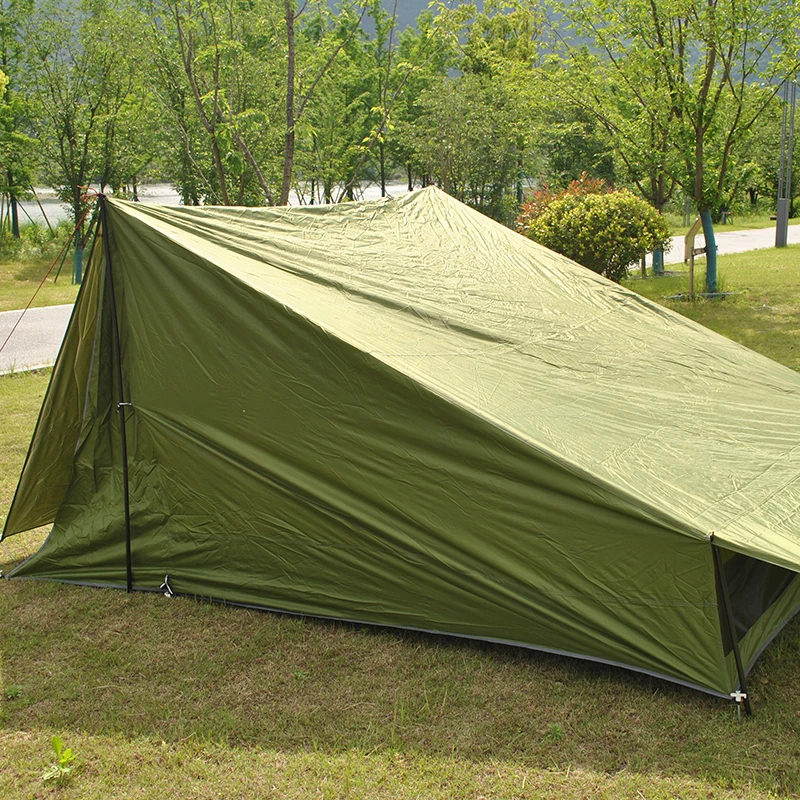 NO-POLES-4-person-Tent-Sun-Shelter-Outdoor-Ultralight-Camping-Tent-CZX ...