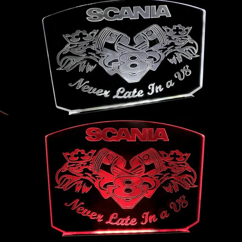 Logo Led Light Voor 1/14 Tamiya Afstandsbediening Tractor Scania R620 ...