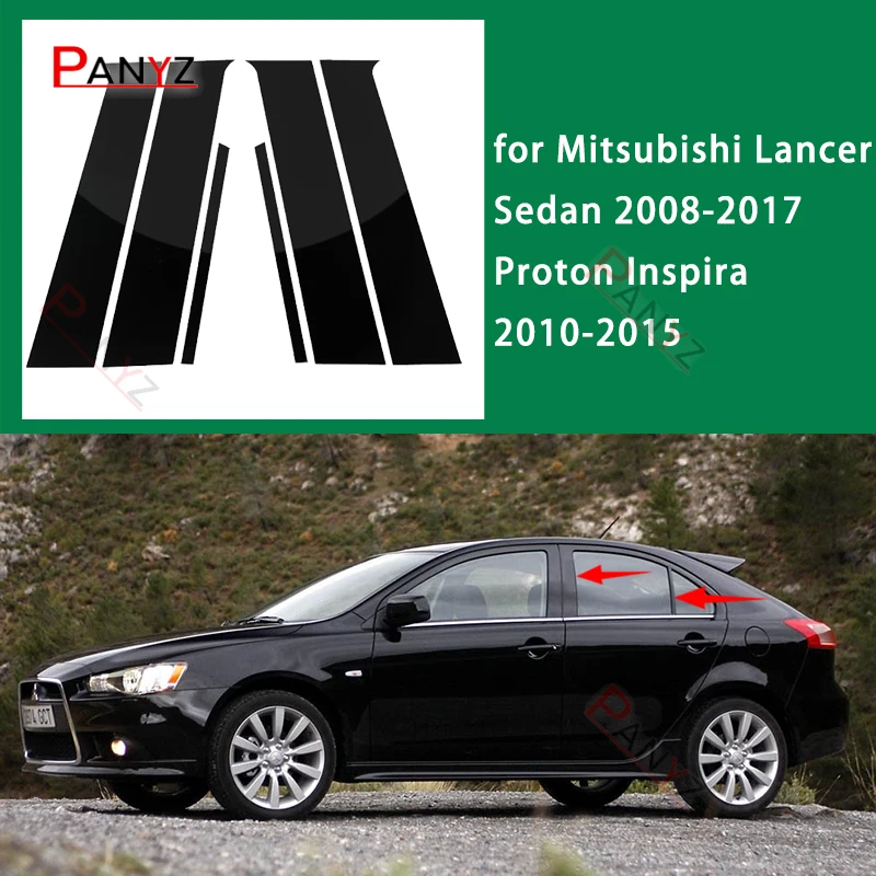 Postes-de-pilar-de-coche-embellecedor-de-ventana-y-puerta-pegatina-de ...