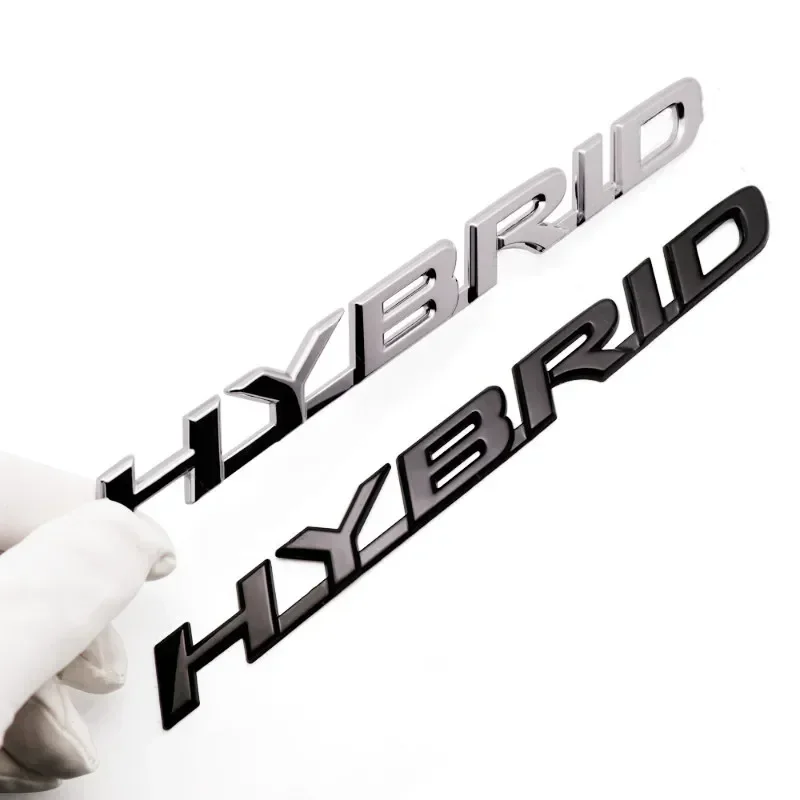 3D-Metal-HYBRID-Logo-Rear-Trunk-Fender-Door-Emblem-Badge-Car-Sticker ...