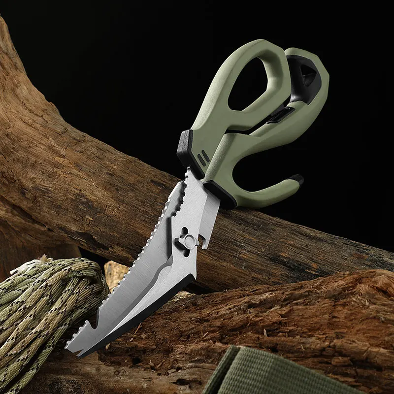 Outdoor-Multifunctional-Scissors-Can-Be-Split-Kitchen-Fishbone-Scissors ...