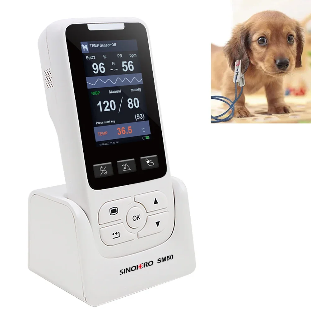 CONTEC Brand Veterinary VET Vital Signs Patient Monitor 6 Parameters
