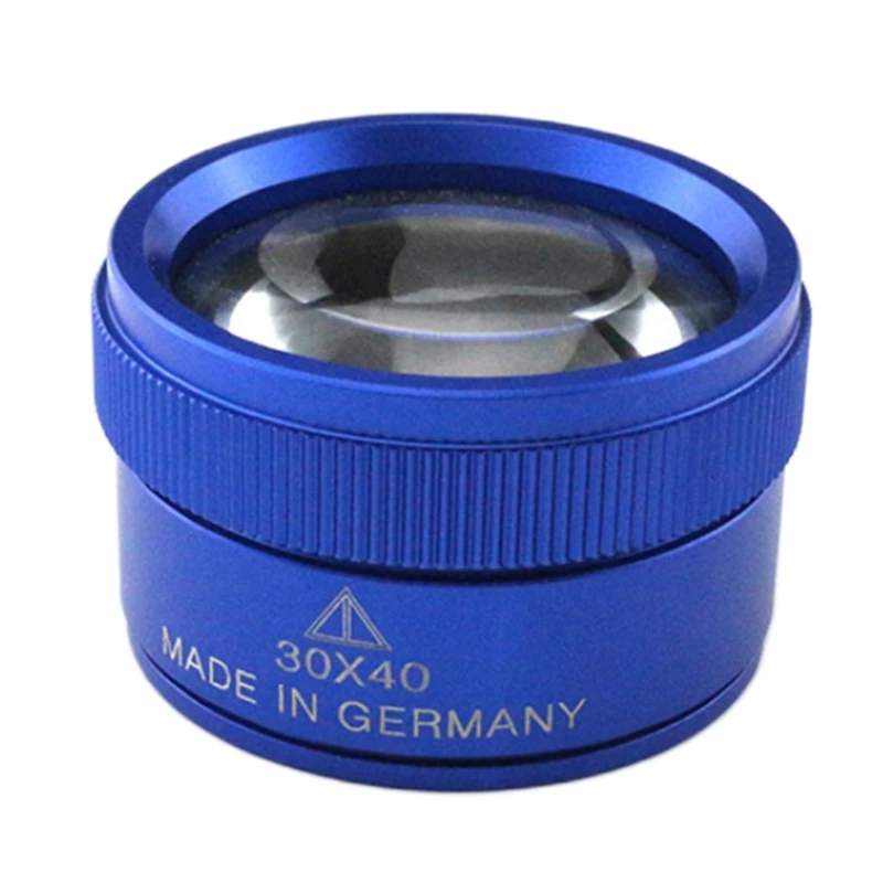 30x Optics Loupes Magnifier Loop Microscope Magnifying Glass Lens ...