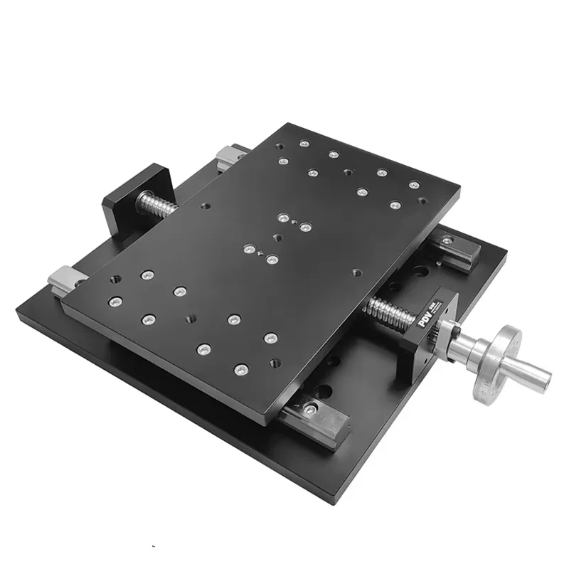 PT300 Manual Linear Stage Manual Translation Stage Large Table Bearing ...