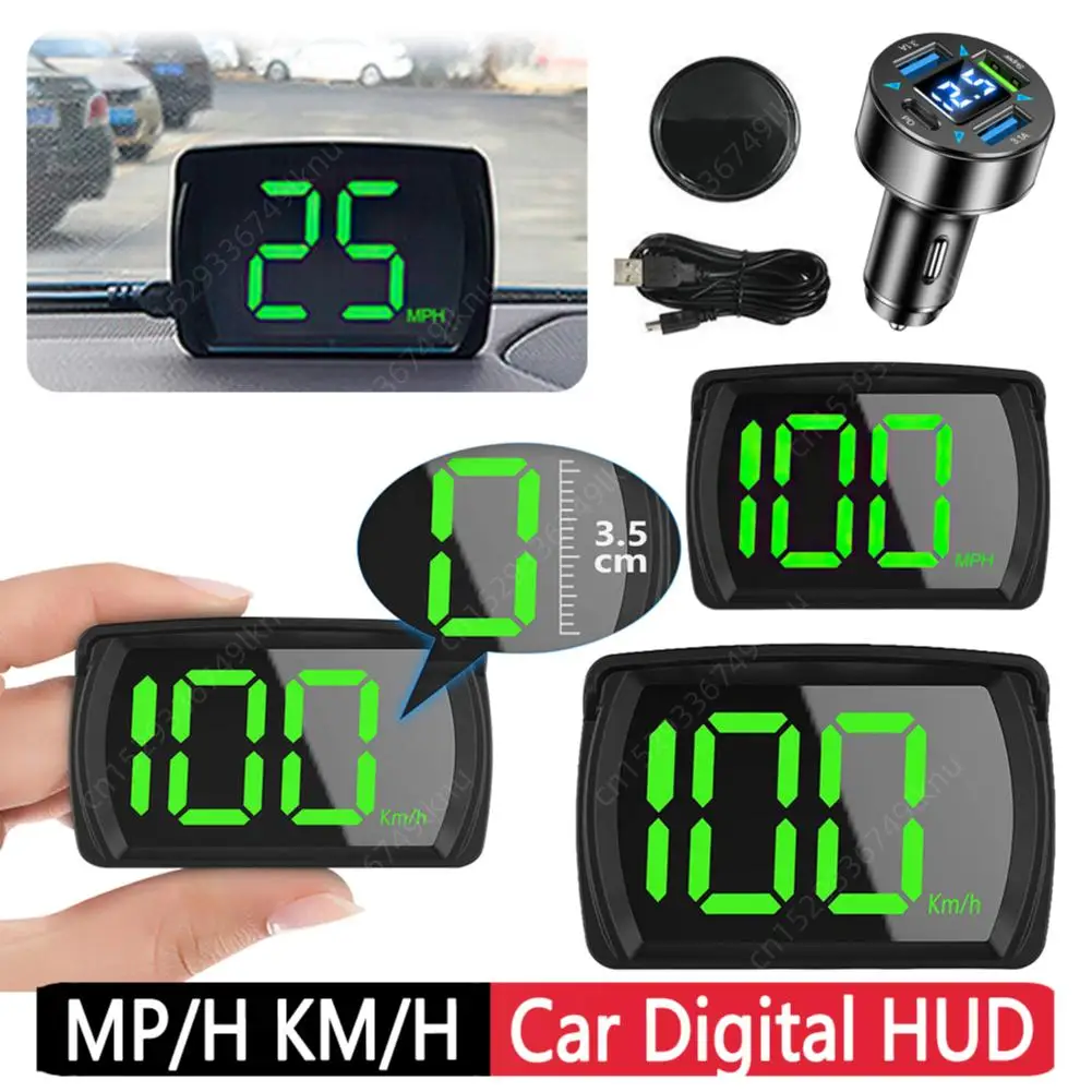 Universal-Digital-GPS-Speedometer-Car-HUD-Head-Up-Display-Dual-Chips-HD ...