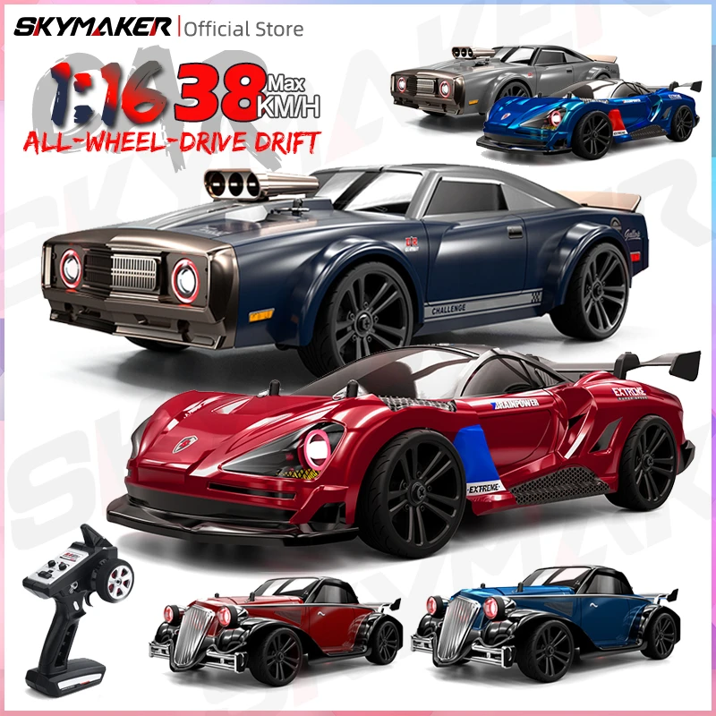 SCY16303 1/16 RC Drift Car High Speed 2.4G 4WD Drive 4x4 Off-Road Drift ...