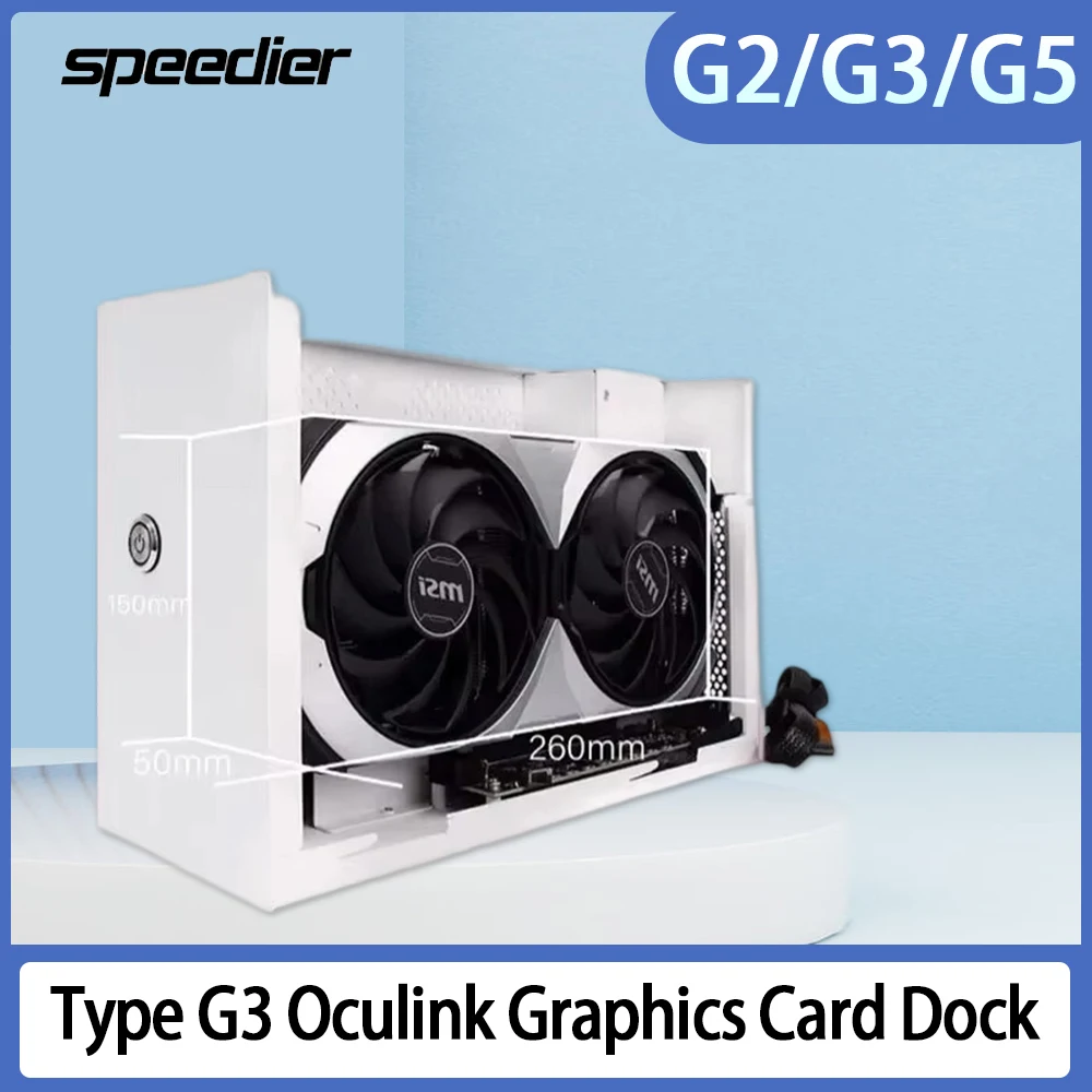 EG01G3 Oculink-compatible EGPU Dock Laptop External Expander Supports ...