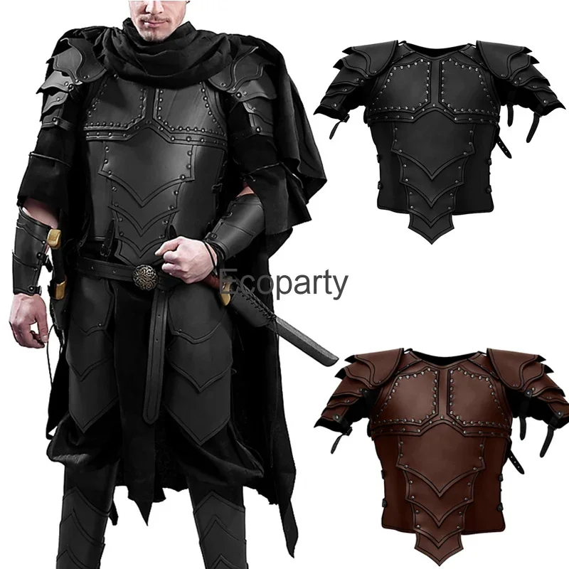 Men-s-Medieval-Viking-Pirate-Knight-Cospaly-Armour-Black-Steampunk ...