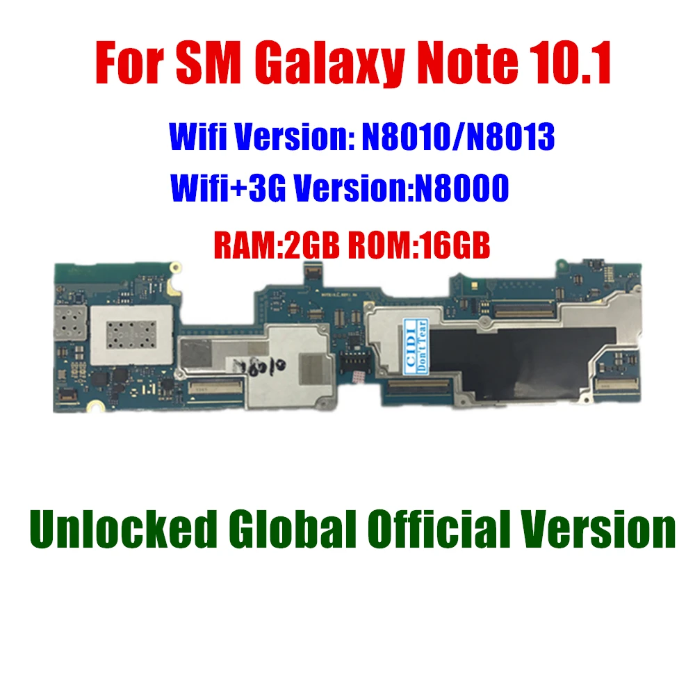 Full Working Original Board For Samsung Galaxy Note 10.1 N8010 N8013 ...