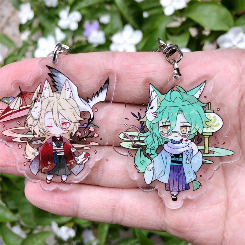Genshin Impact Baizhu Kaveh Wanderer Keychain Cosplay Anime Game ...