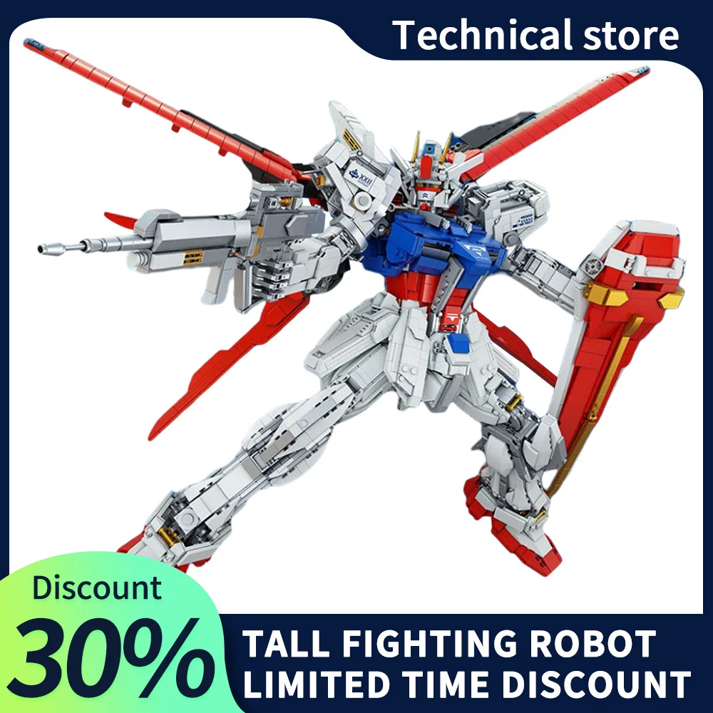 Creative-Expert-Storm-Battle-Robot-Mech-Warrior-Equip-Weapons-881-Moc ...