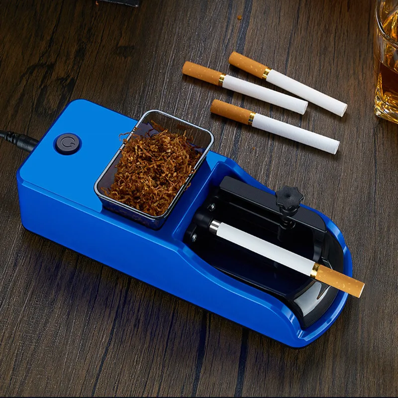 EU Plug Electric Automatic Cigarette Rolling Machine Tobacco Winding ...
