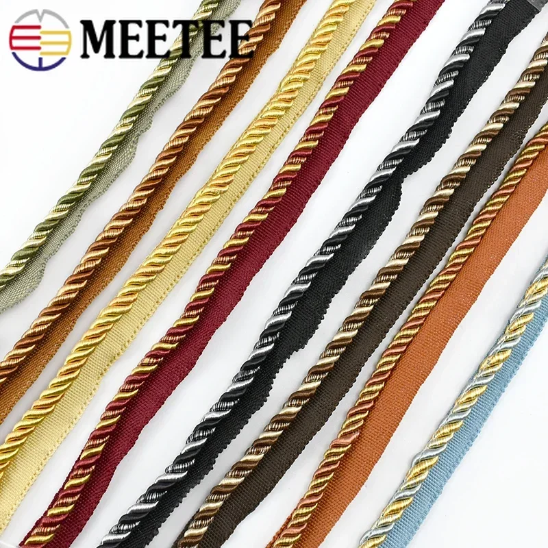 6-12M-6mm-Colorful-Braided-Rope-Three-strand-Twisted-Cord-Pillow-Lace ...