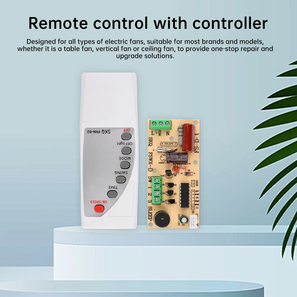 DIY Electric Fan Circuit Universal Board With Remote Control Board For ...