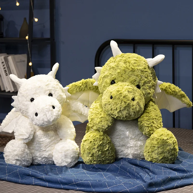 Soft-Fly-Dragon-Plush-Toys-White-Green-Pink-Dragon-Toys-Doll-Kawaii ...