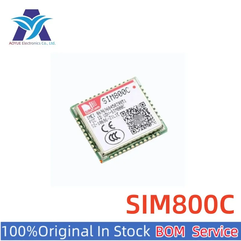 New-Original-Stock-IC-Electronic-Components-SIM800C-24Mbit-SIM800C24-LCC42-SIMCOM-2G-3G-4G-5G ...