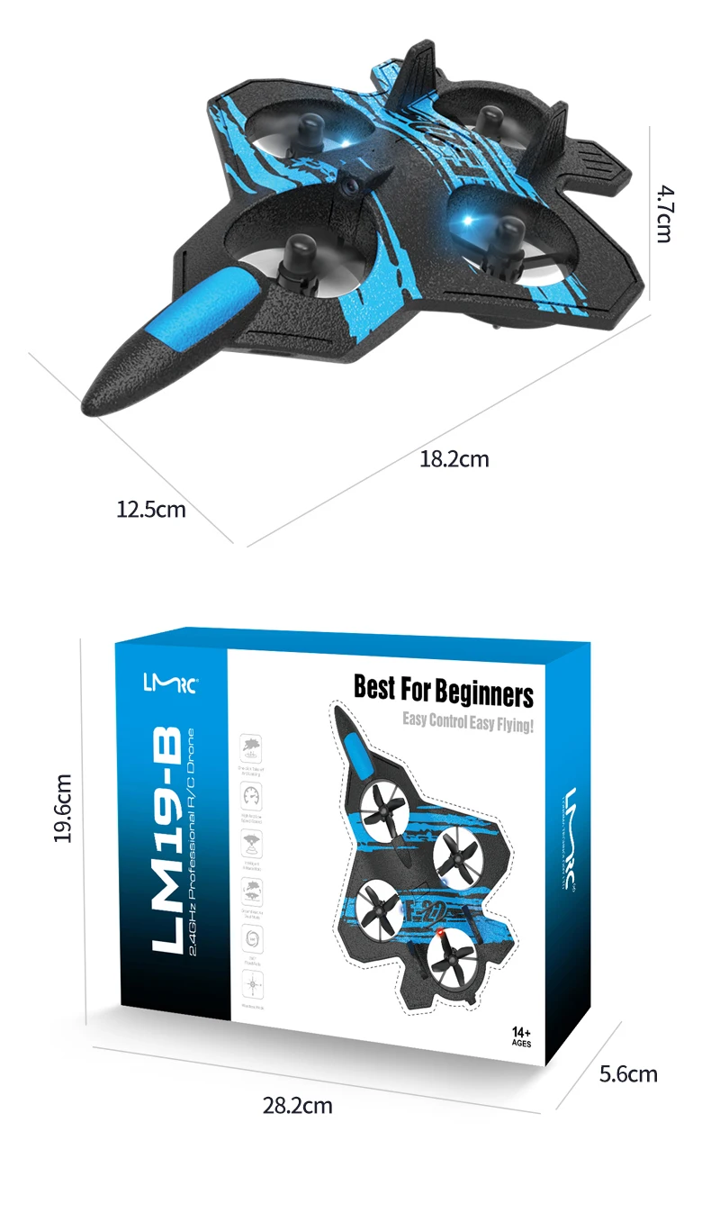 Caméra couleur OU 4K Avion télécommandé avec caméra pour enfants, avion ...