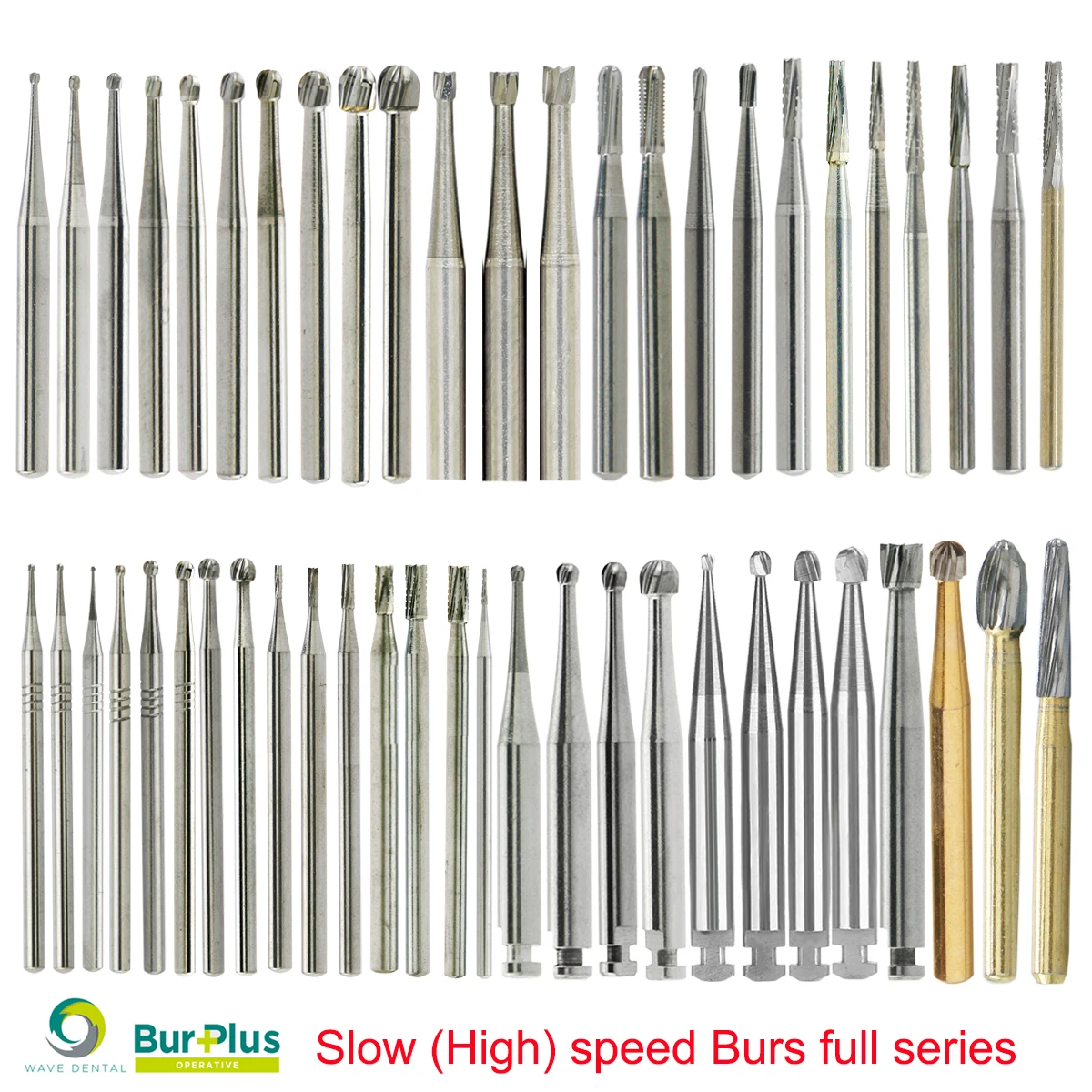 WAVE-Dental-Burs-Tungsten-Carbide-Dental-Bur-Low-High-Speed-HP-FG-RA-TF ...