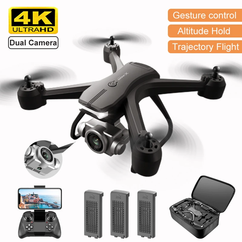 New V14 Drone 4k Profesional 1080P HD Dual Camera WiFi FPV Drones ...