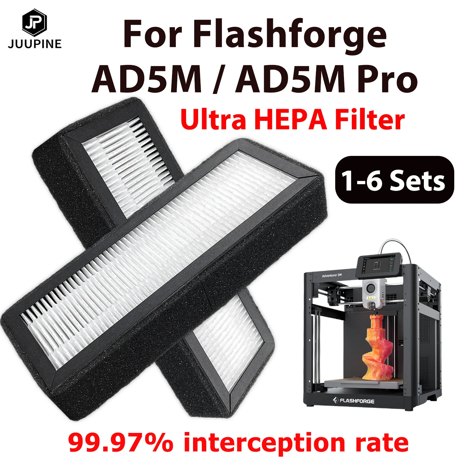 AD 5M 5M Pro FLASHFORGE Air Filter for Flashforge Adventurer 5M Pro 3D ...