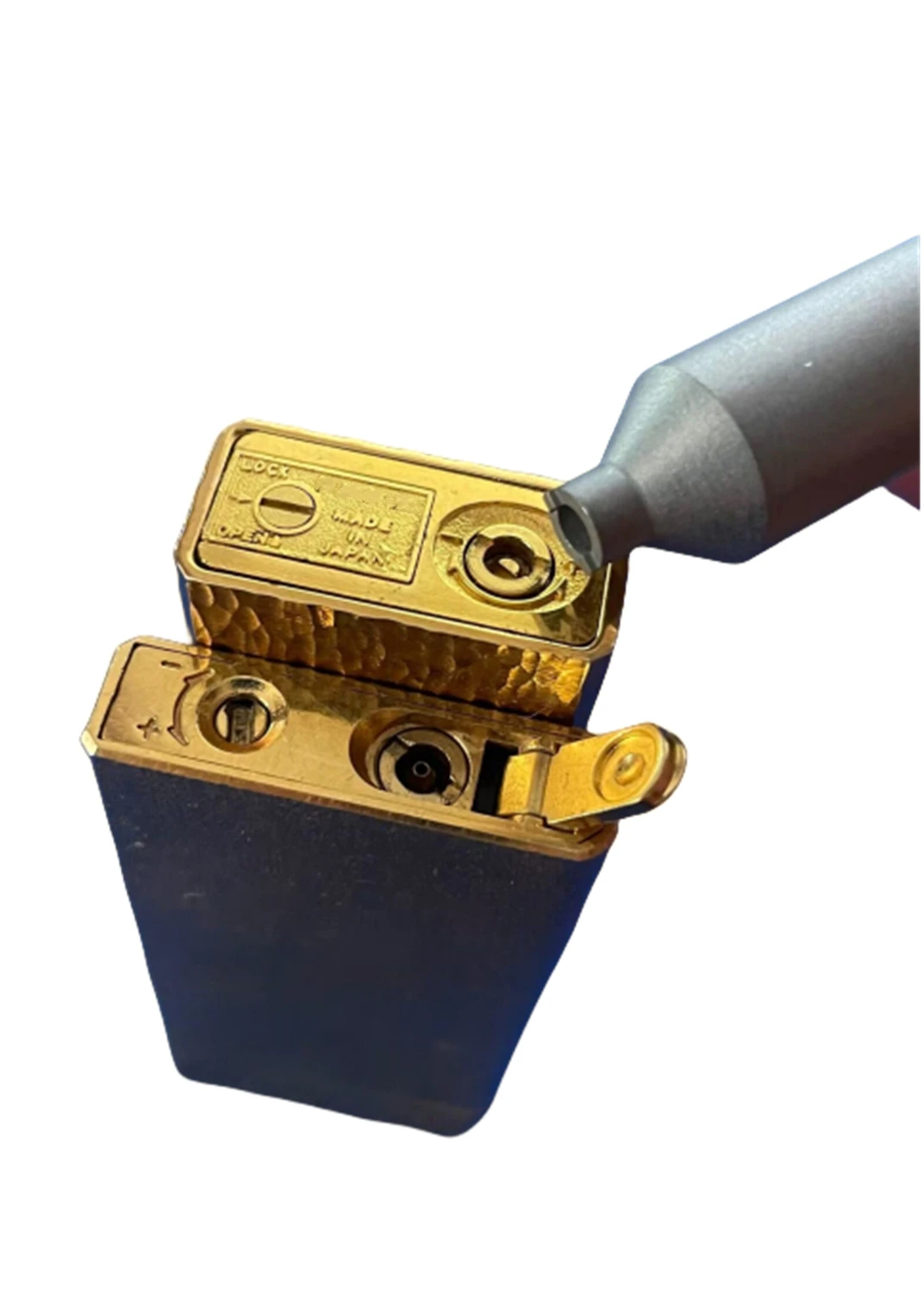1Pcs-2-in-1-Titanium-Alloy-Vintage-Lighter-Refill-Gas-Valve-Opener ...