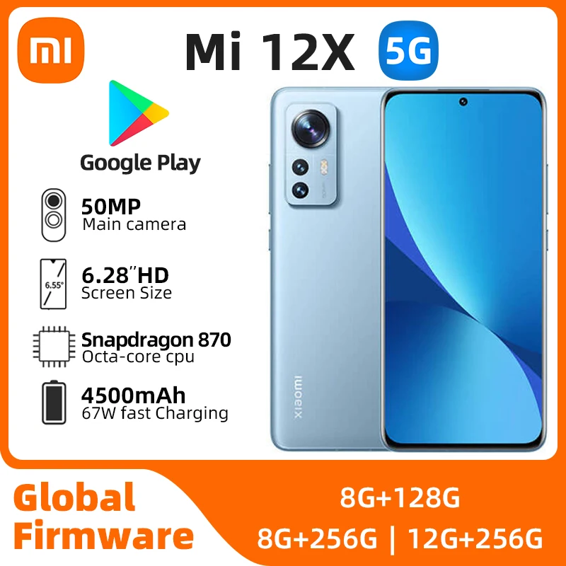 Xiaomi-Mi-12x-Android-5G-Unlocked-6-28-inch-12GB-RAM-256GB-ROM-All ...