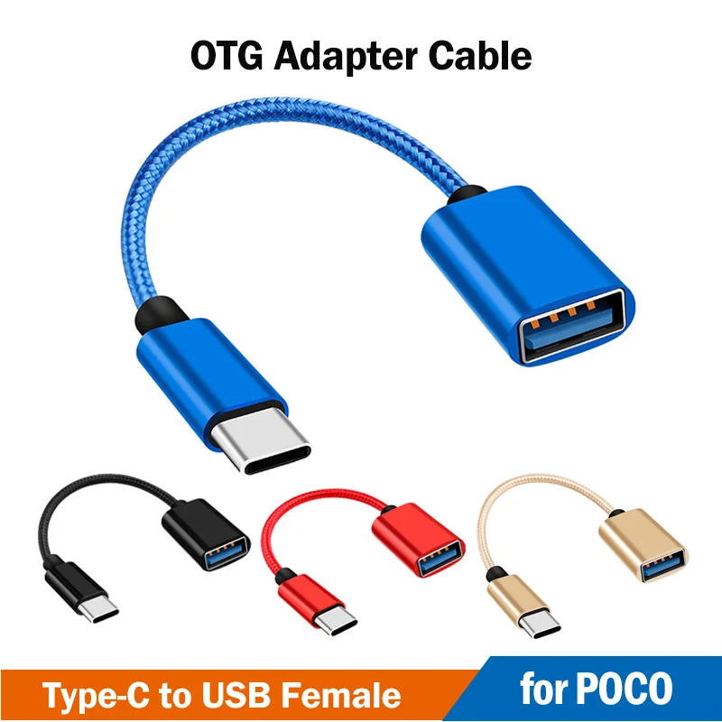 Cable-adaptador-USB-a-tipo-C-convertidor-OTG-para-Xiaomi-Poco-X3-X4-X5 ...