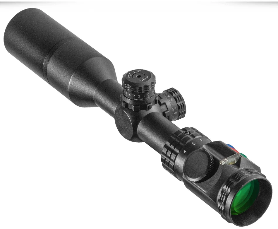 FIRE WOLF 3-9X40 Riflescope Tactical Optical Rifle Scope RGB Button ...